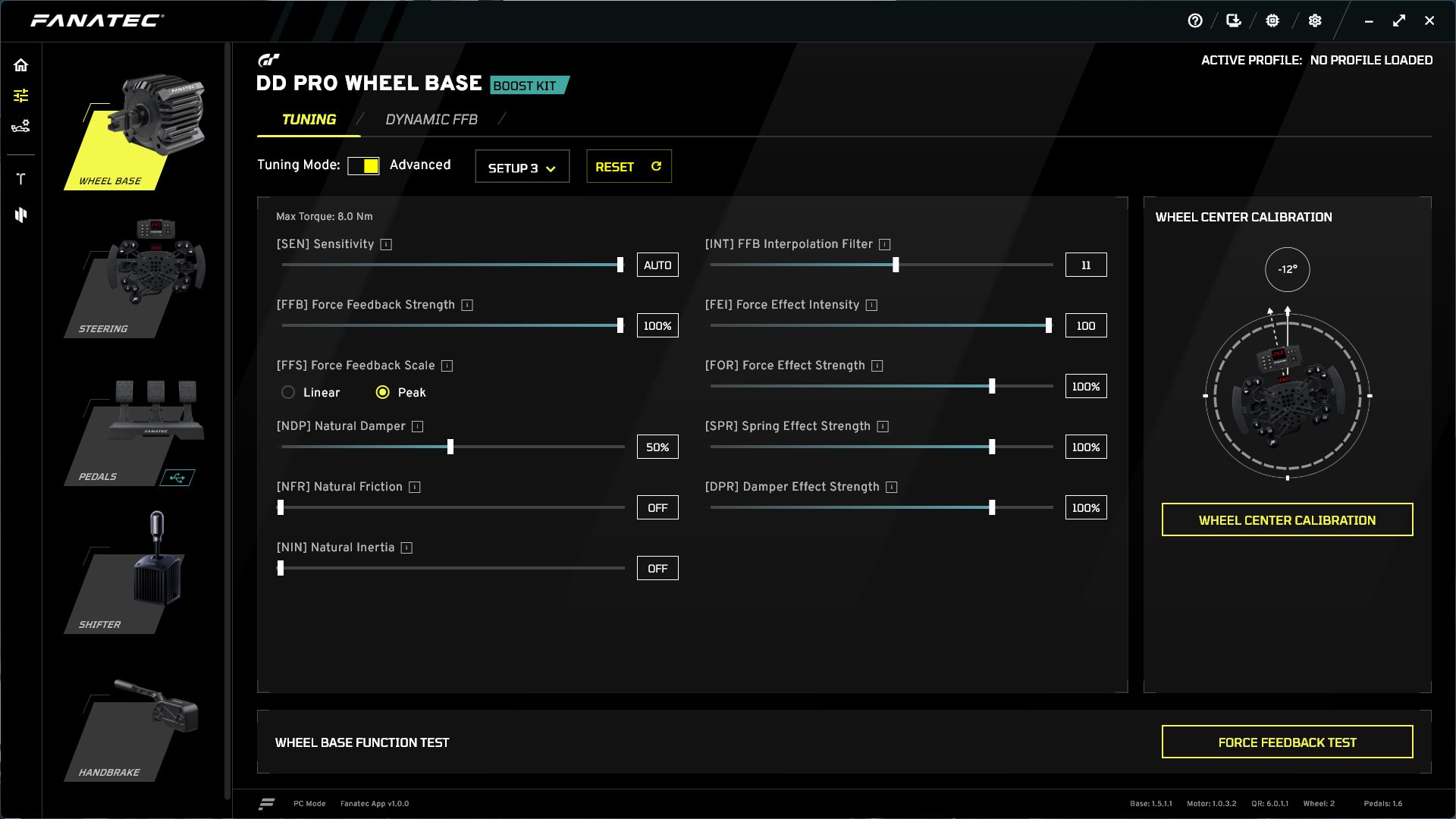 FANATEC DD Pro 5Nmセッティング | ゼンカイレーシング｜ドライビングシミュレーター開発・販売